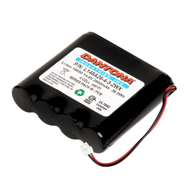 LI-ION Battery Pack 14.8 volt 2600 mah 4S1P rechargeable | Batteries.net